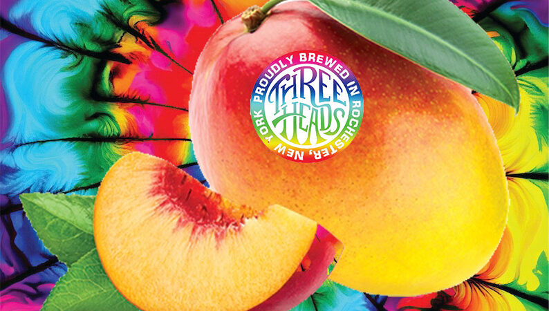 Mango Peach Smoothie Sour – Three Heads Brewing Mango Peach Smoothie Sour – Three Heads Brewing